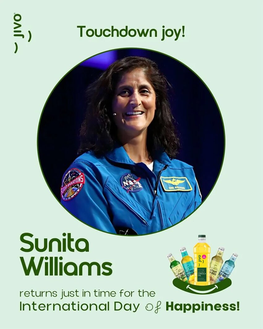 Welcome Home, Sunita Williams - You inspire us to reach the stars ...